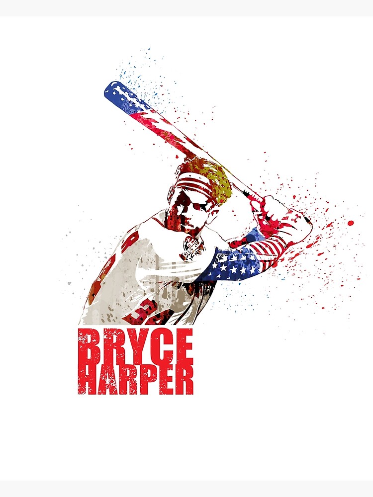 "BRYCE HARPER" Metal Print by designwowow | Redbubble