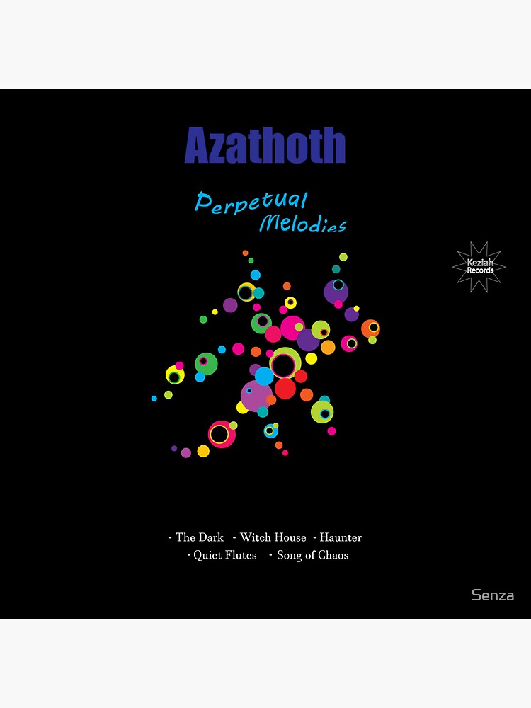"Azathoth Modern Album Cover" Sticker for Sale by Senza | Redbubble