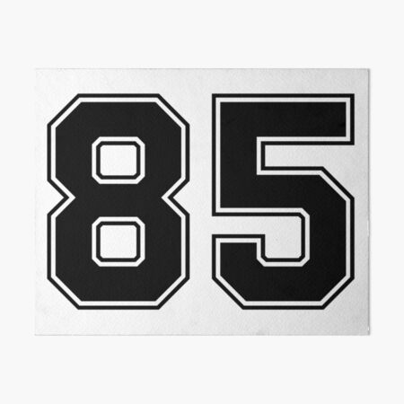 Lámina rígida «85 Número clásico de Jersey de deporte clásico de fútbol ...