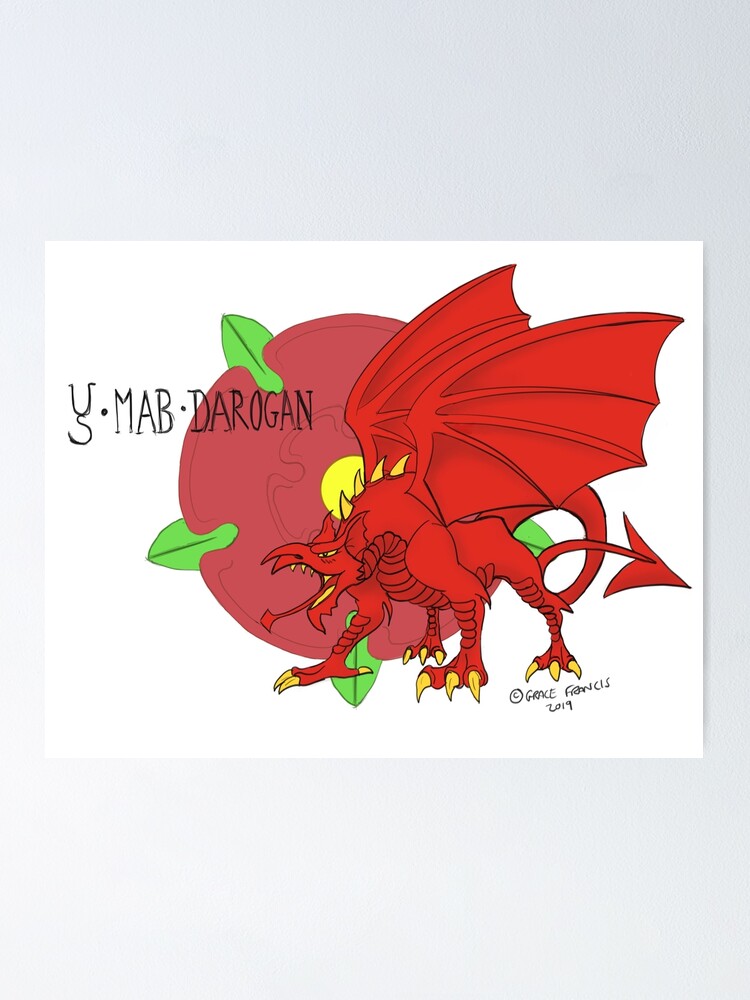 "Y Mab Darogan" Poster by jurious | Redbubble