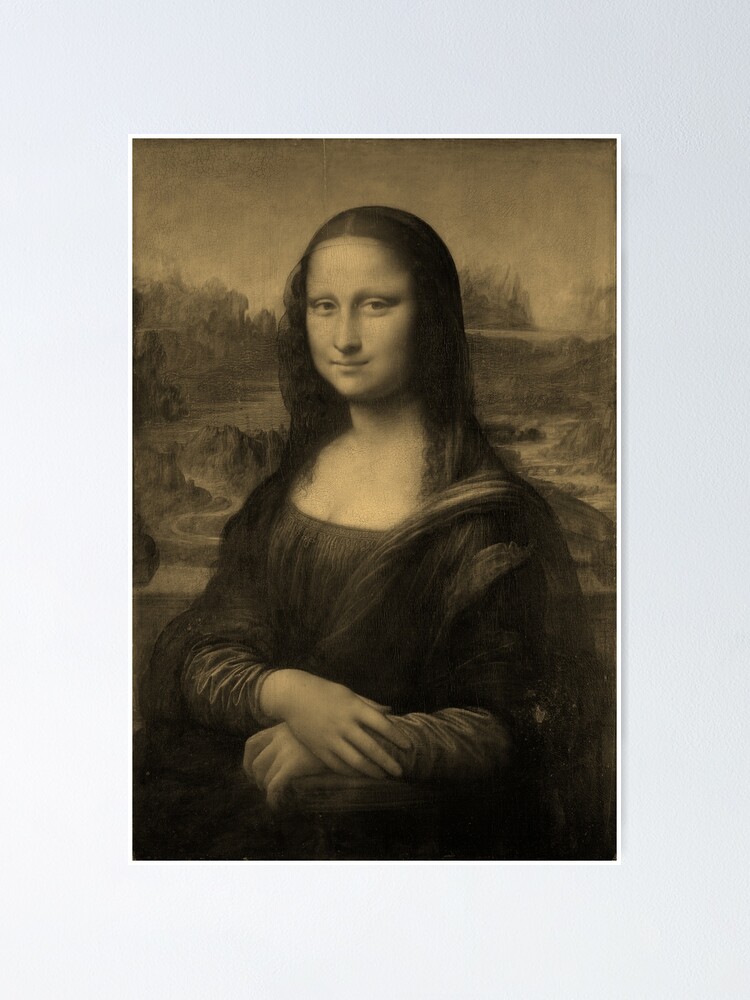 "Mono Lisa" Poster for Sale by Dator | Redbubble
