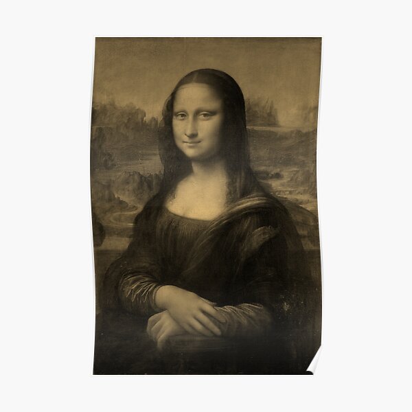 "Mono Lisa" Poster by Dator | Redbubble