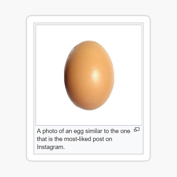 "Egg Wiki" Sticker by daddylongarms | Redbubble