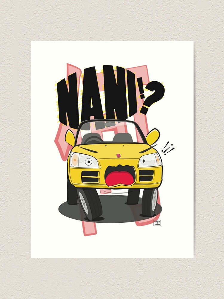 "Honda Beat says NANI!?" Art Print for Sale by Roobeh | Redbubble