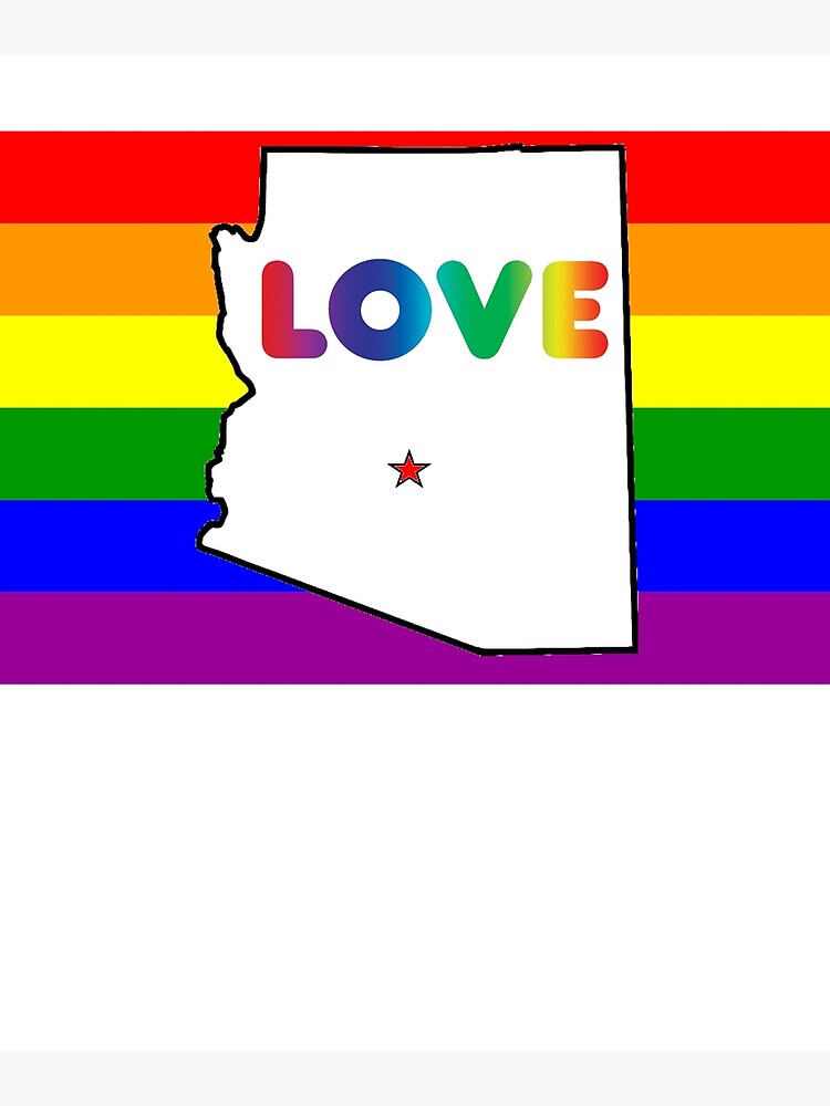Lámina fotográfica «Camisa del orgullo gay de Phoenix - Phoenix Bandera ...