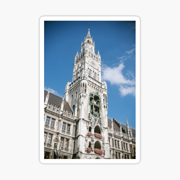 "Marienplatz" Sticker by fionaviaje | Redbubble