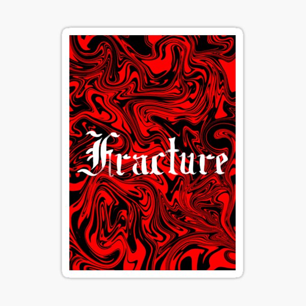 "Fracture" Sticker for Sale by creepy-stuff | Redbubble
