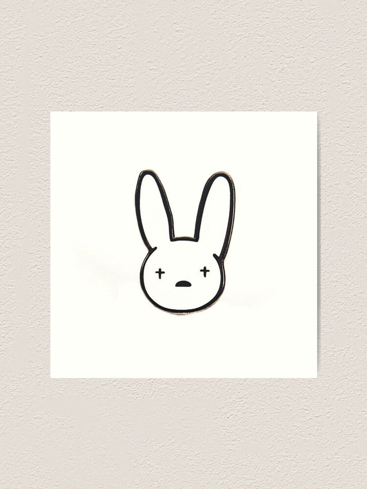 Lámina artística «Bad bunny el conejo malo» de Camiblogger | Redbubble