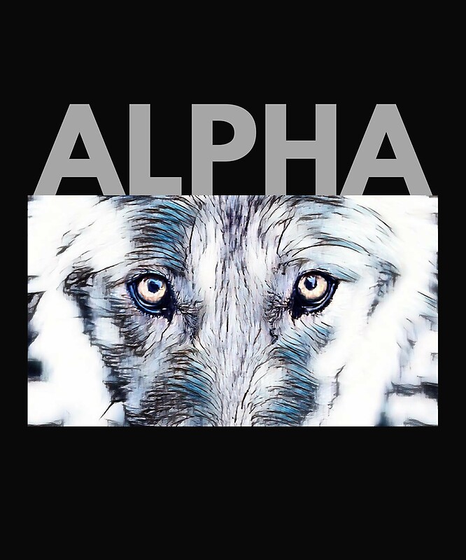 "Alpha Wolf" by FluffyTheDude | Redbubble
