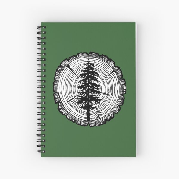 "Sitka Tree Silhouette - Original pen and ink illustrated design ...