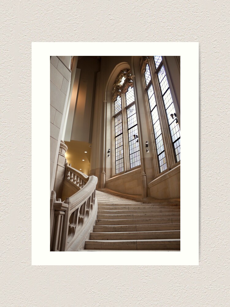 "The Grand Staircase in the Suzzallo Library" Art Print by pixelchaser ...