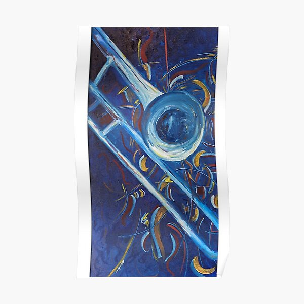 "Trombone" Poster for Sale by karenzsims | Redbubble