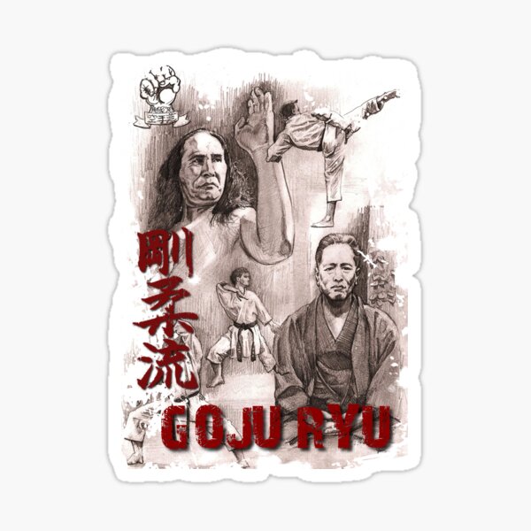 "Goju Ryu Karate - Yamaguchi and Miyagi" Sticker for Sale by ...