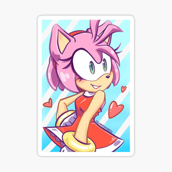 Amy Rose Stickers | Redbubble