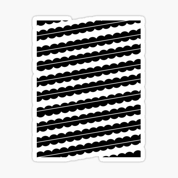 "Dotted Line" Sticker for Sale by Julia2Julia | Redbubble