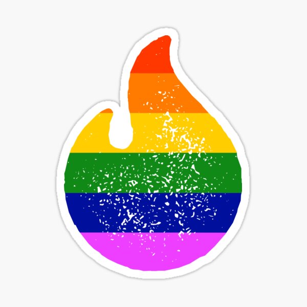 "LGBT Gay Pride Flame Fire Fire Rainbow" Sticker for Sale by Shirt ...