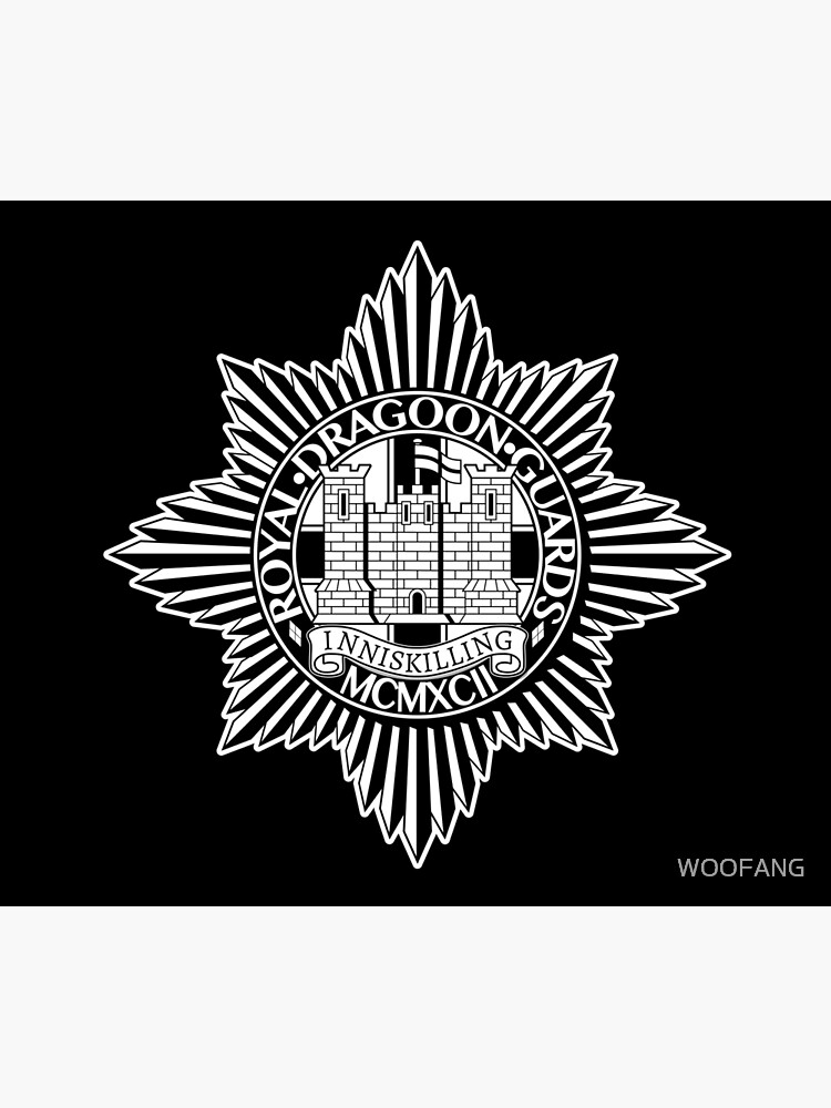 "ROYAL DRAGOON GUARDS - B&W" Tapestry for Sale by WOOFANG | Redbubble