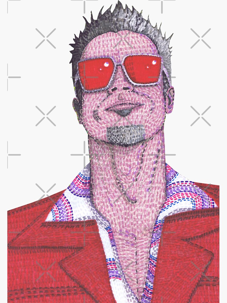 "Tyler Durden 2018 (no background)" Sticker for Sale by SpencerHart ...