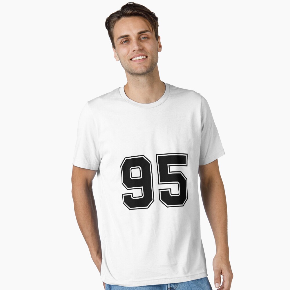 "95 American Football Classic Vintage Sport Jersey Number in black ...
