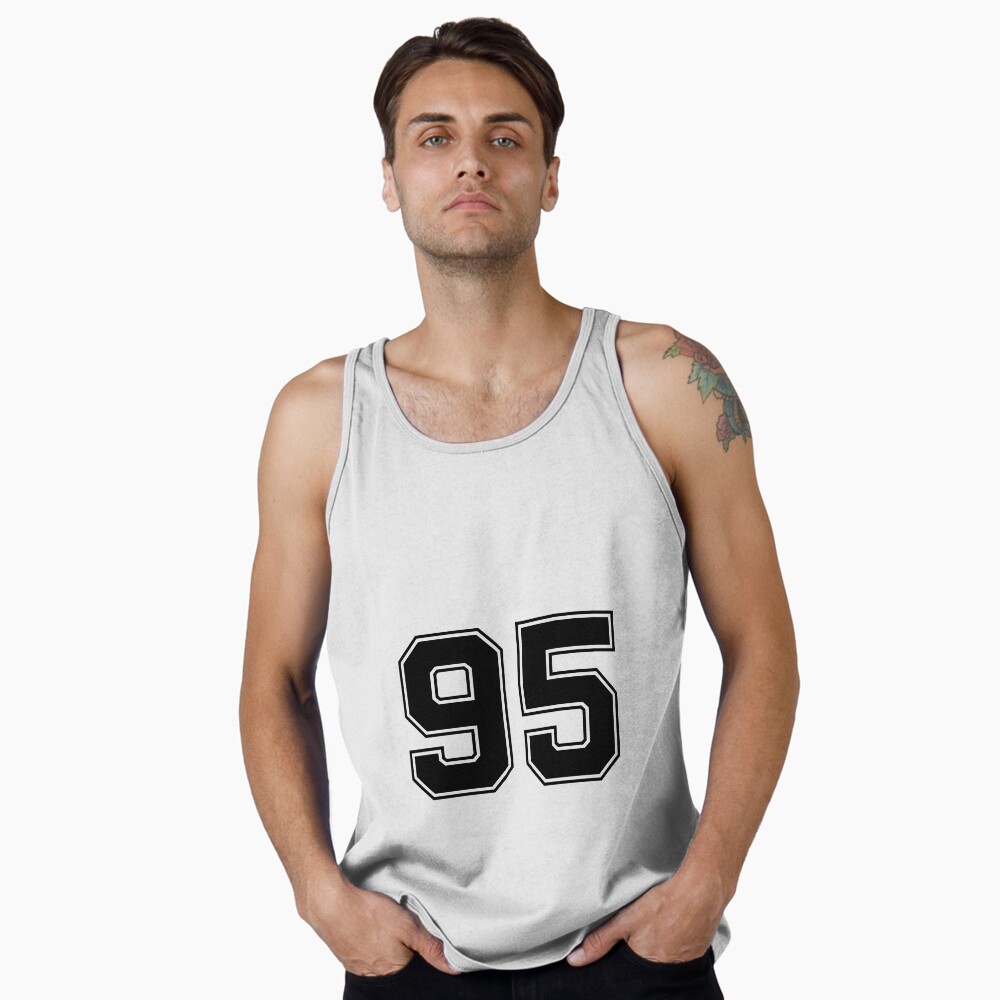 "95 American Football Classic Vintage Sport Jersey Number in black ...