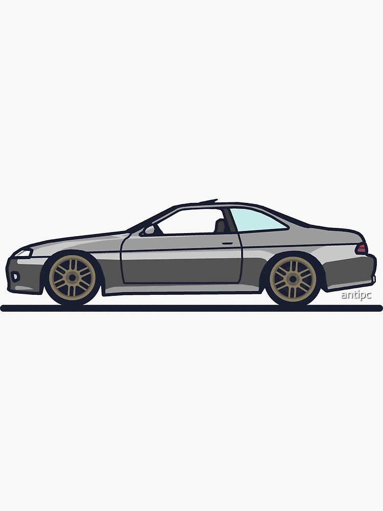 "Lexus SC400 Silver Drawing" Sticker for Sale by antipc | Redbubble
