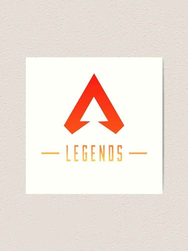 "Apex Legends symbol with gradient colour" Art Print by PunkyCat ...