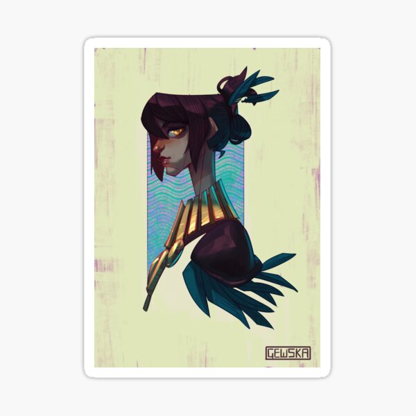 "Morrigan - DRAGON AGE COMPANION PROFILE" Sticker for Sale by Gewska ...