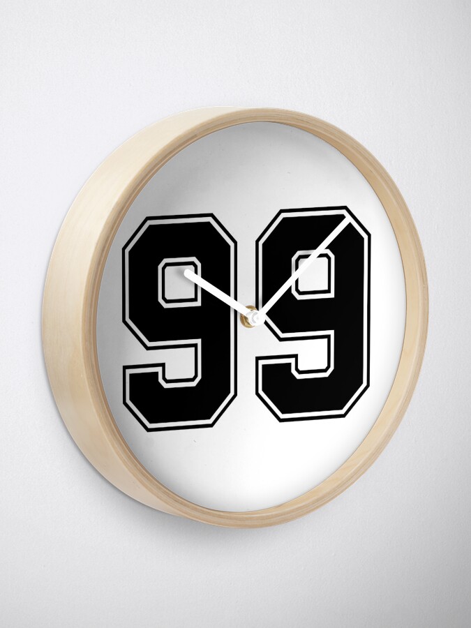 "99 American Football Classic Vintage Sport Jersey Number in black ...