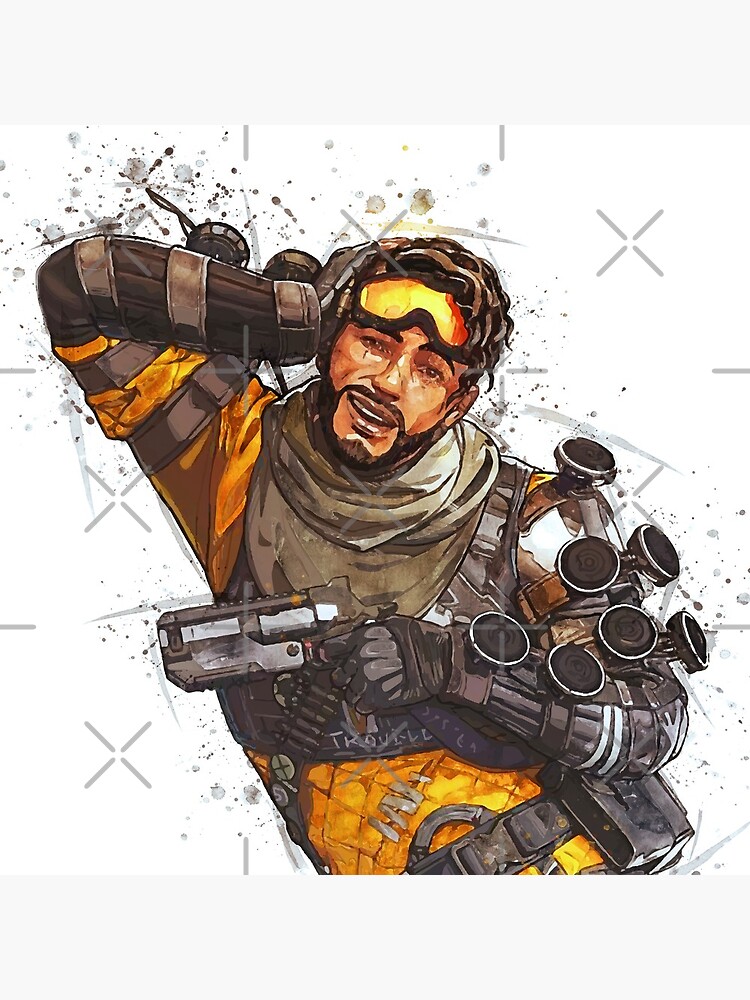 "Apex Legends - Mirage Watercolor Art Painting" Throw Pillow for Sale ...