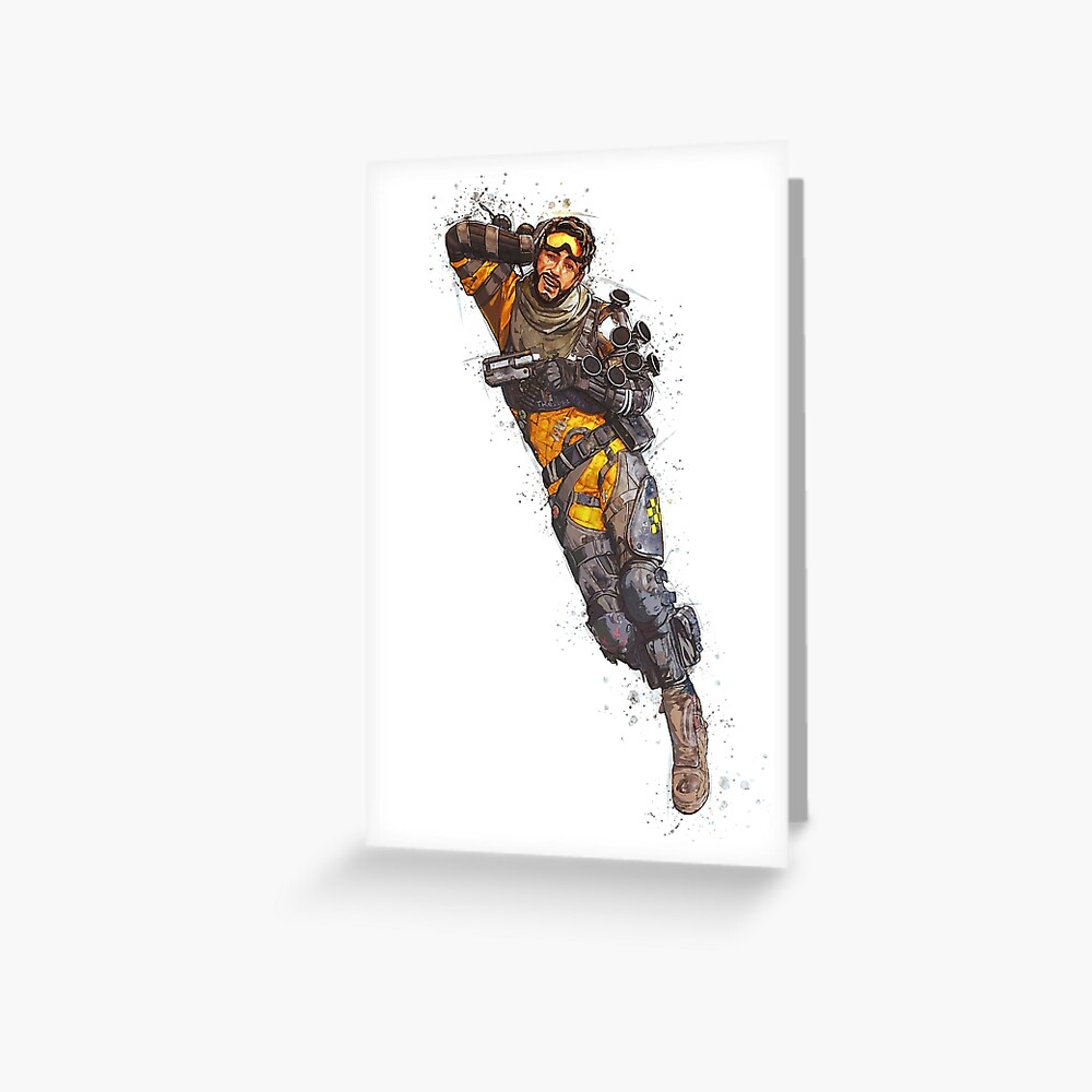 "Apex Legends - Mirage Watercolor Art Painting" Greeting Card by ...