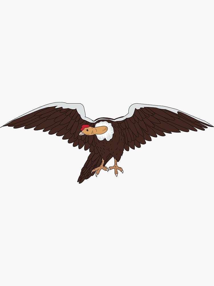 "Condor" Sticker for Sale by wickedcartoons | Redbubble