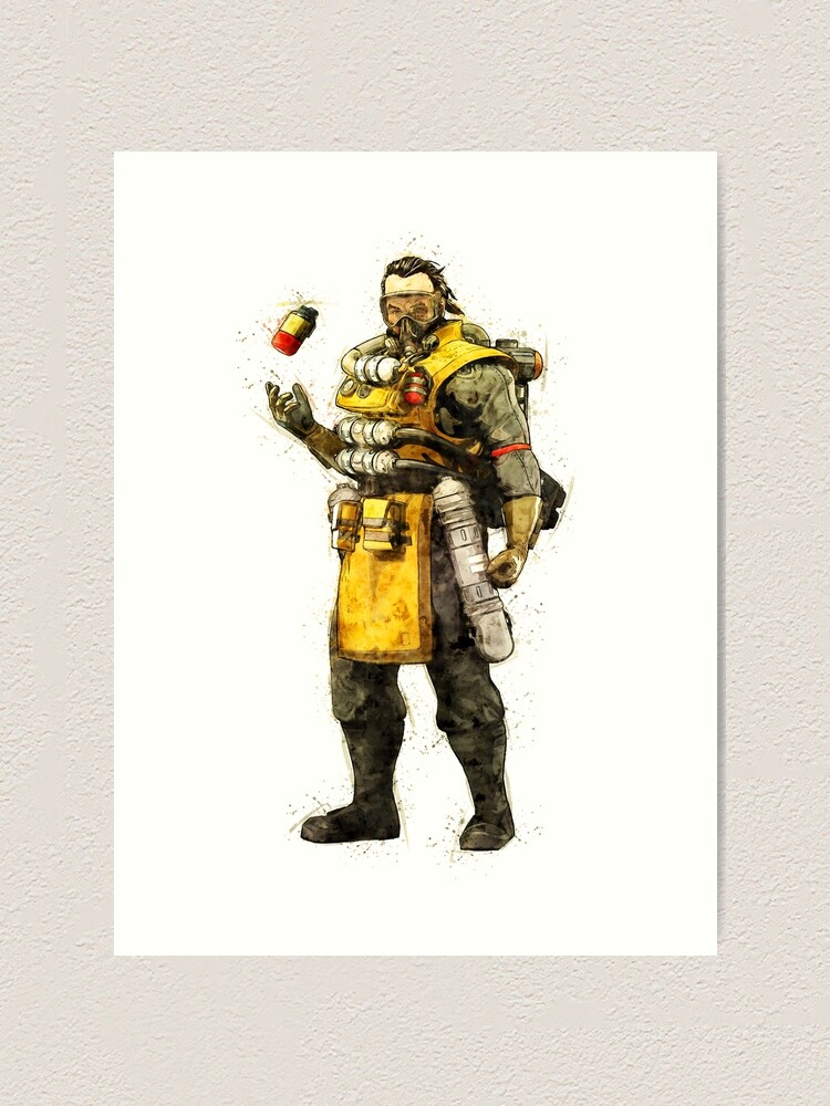 "Apex Legends - Caustic Watercolor Art Painting" Art Print for Sale by ...