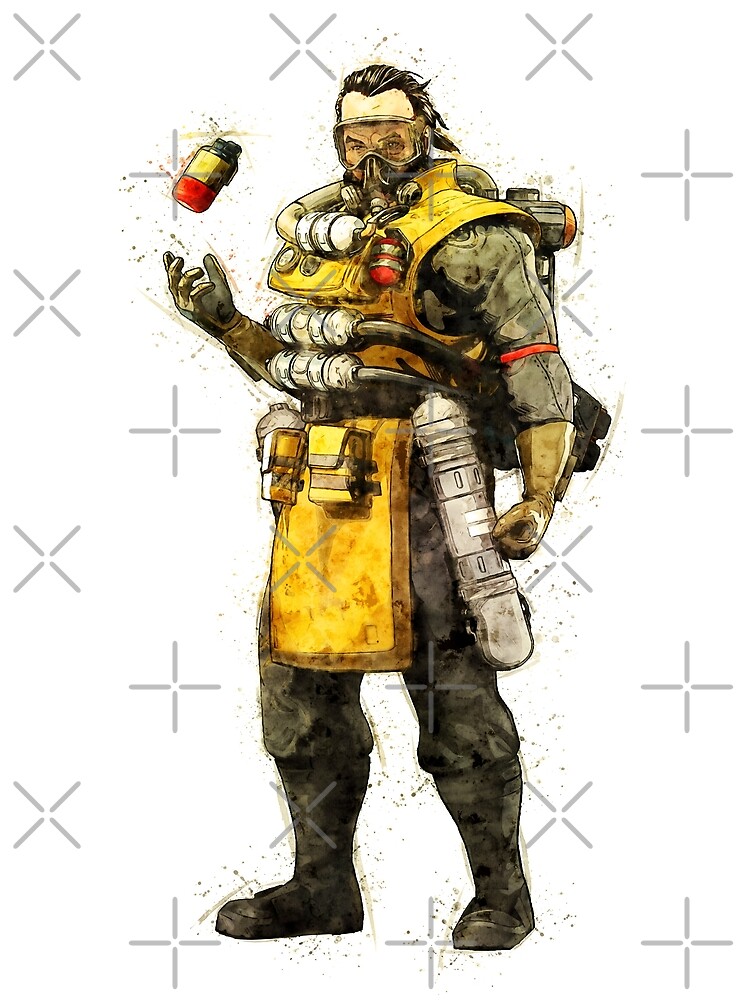 "Apex Legends - Caustic Watercolor Art Painting" Scarf for Sale by ...