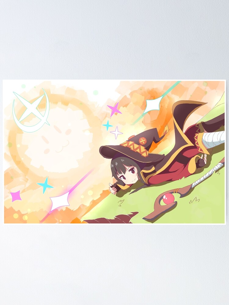 "Megumin Explosion" Poster by Speedester303 | Redbubble