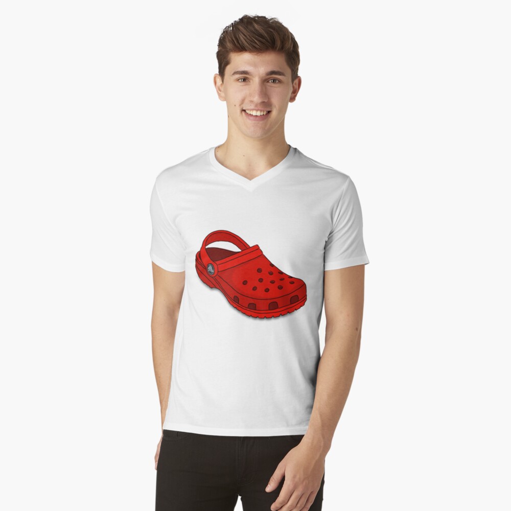 "cartoon crocs - red" Sticker for Sale by MonicaChristine | Redbubble