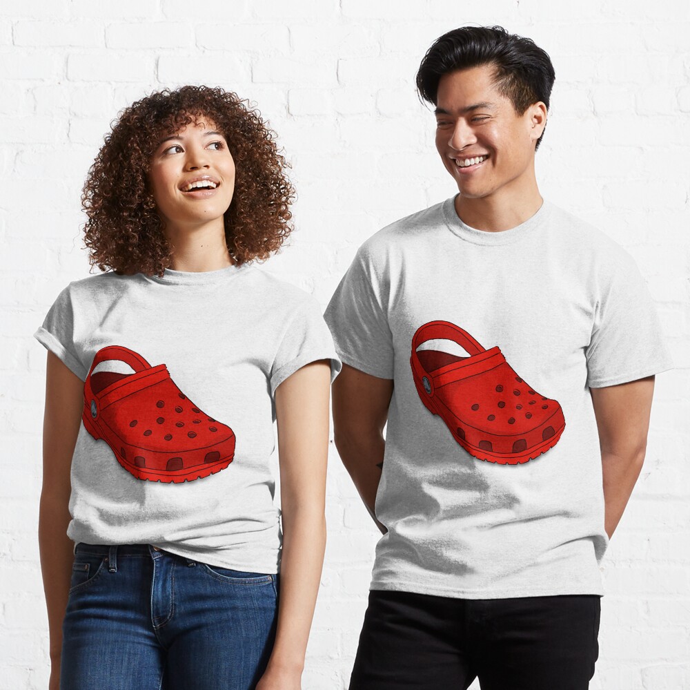 "cartoon crocs - red" Sticker for Sale by MonicaChristine | Redbubble