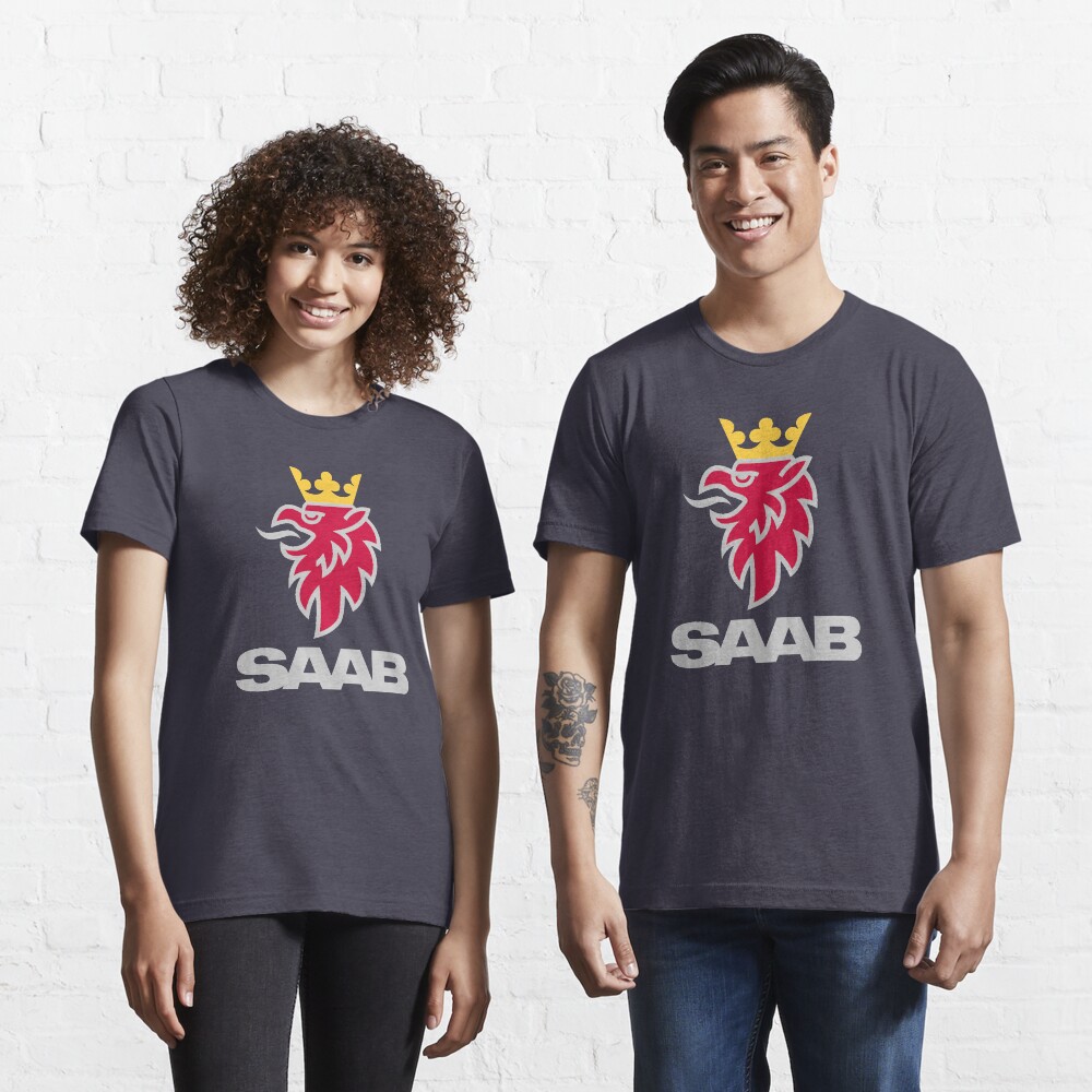 "Saab logo products" T-shirt for Sale by BeExtreme | Redbubble | cars t ...