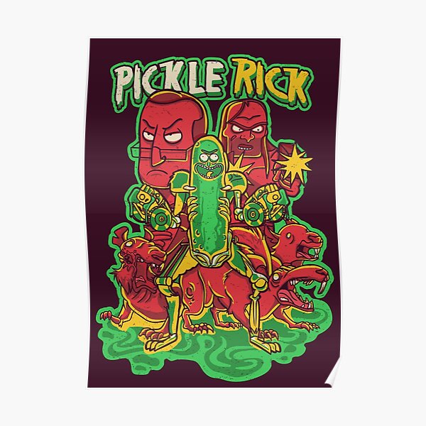 Pickle Rick Posters | Redbubble