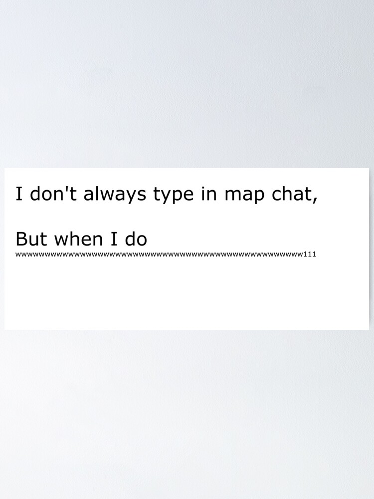 "Map Chat" Poster by Snofpix | Redbubble