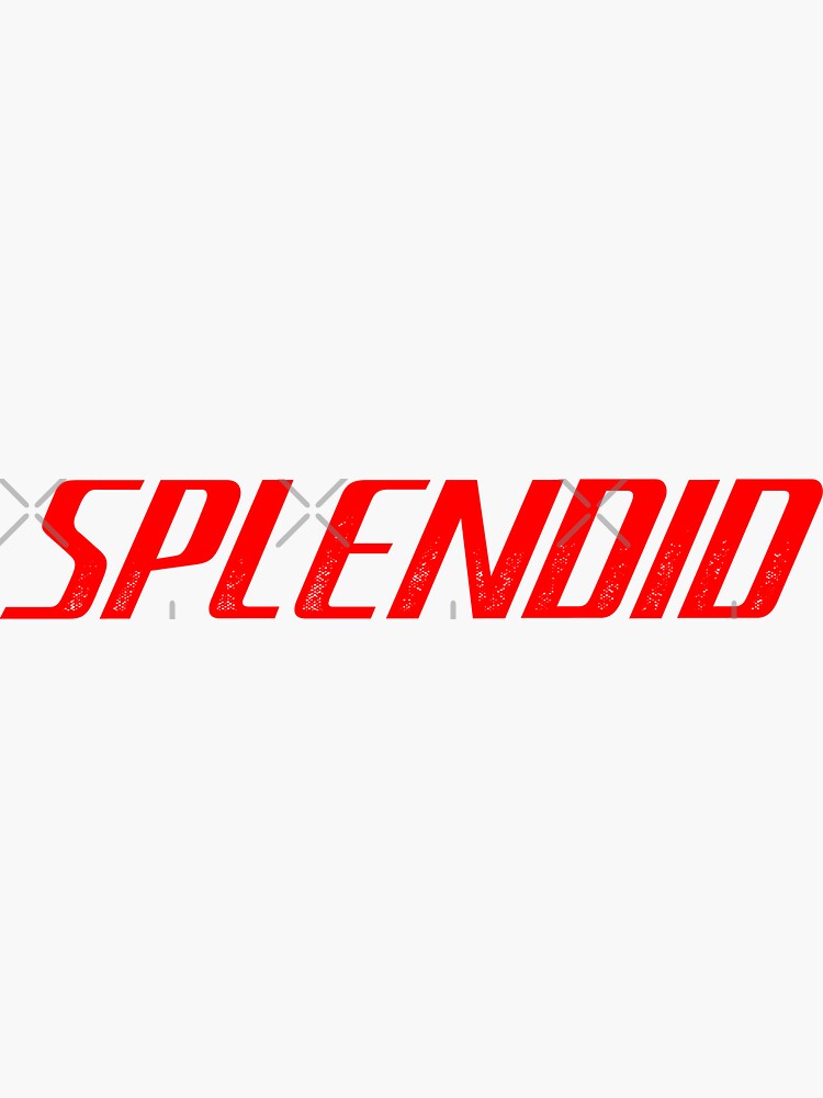 "Splendid (Specialized)" Sticker for Sale by Design by Twain | Redbubble