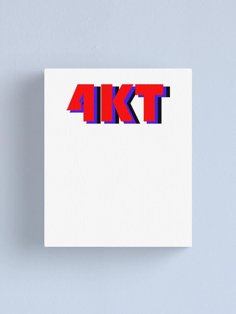 "4KT 3D Trey" Canvas Print by FabloFreshcoBar | Redbubble