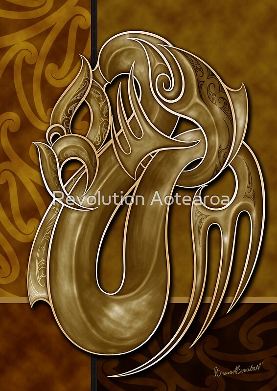 "TANGAROA - God of the Sea" by Revolution Aotearoa | Redbubble