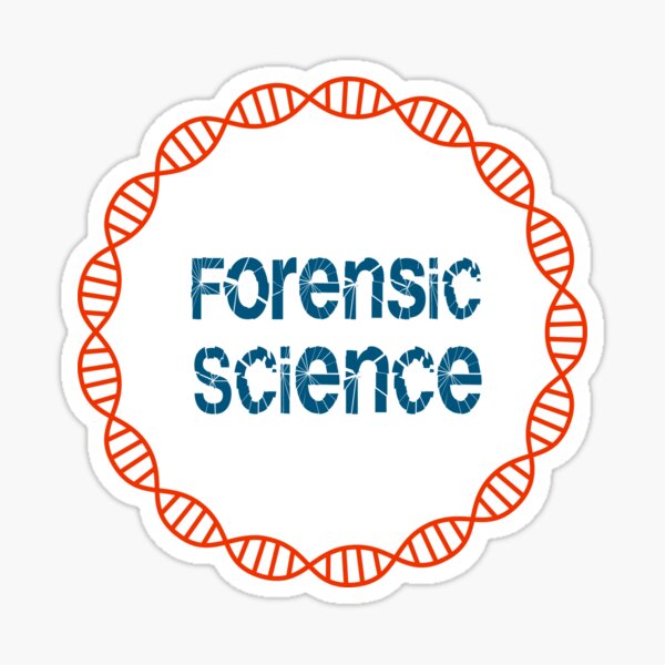 "FORENSIC SCIENCE" Sticker for Sale by miniverdesigns | Redbubble