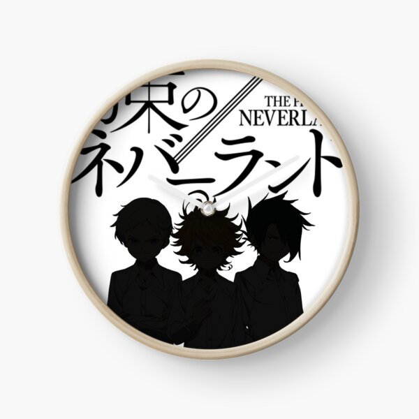 "The Promised Neverland" Clock by Shiromaru | Redbubble