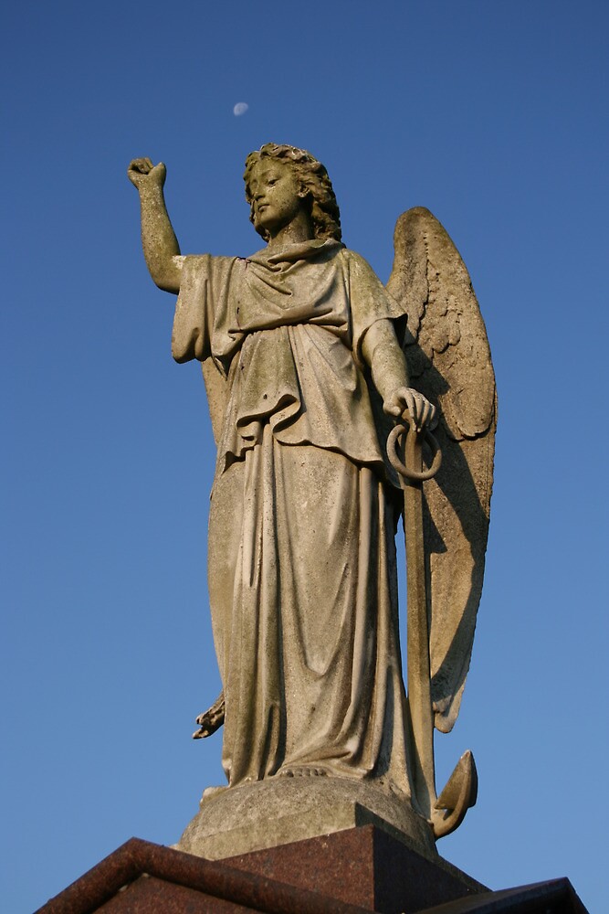 "Lunar Angel" by Dave Godden | Redbubble