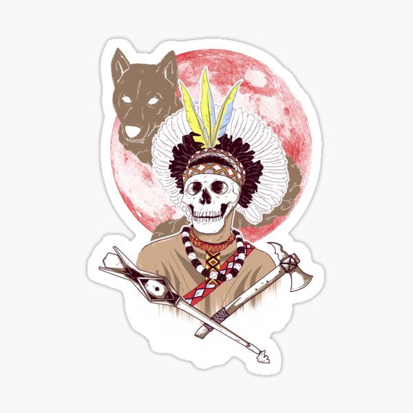 "apache" Sticker by Douglasstencil | Redbubble