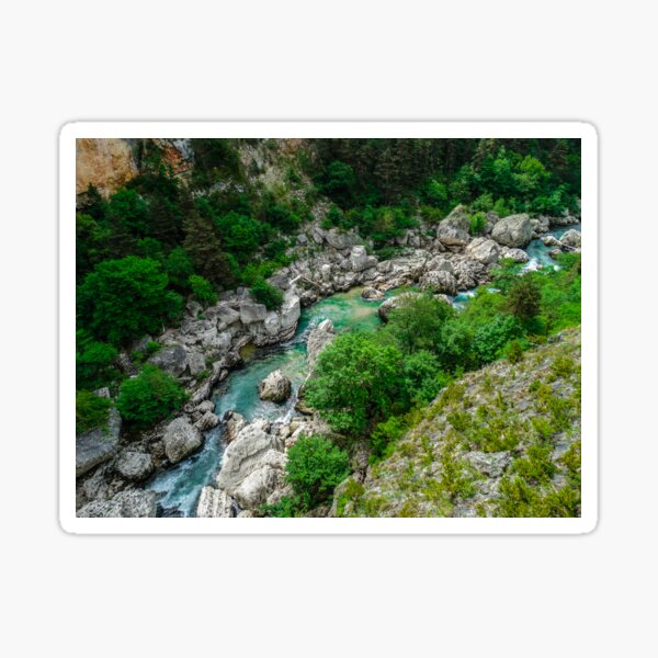 "Gorges du Verdon" Sticker for Sale by MartinLeber | Redbubble