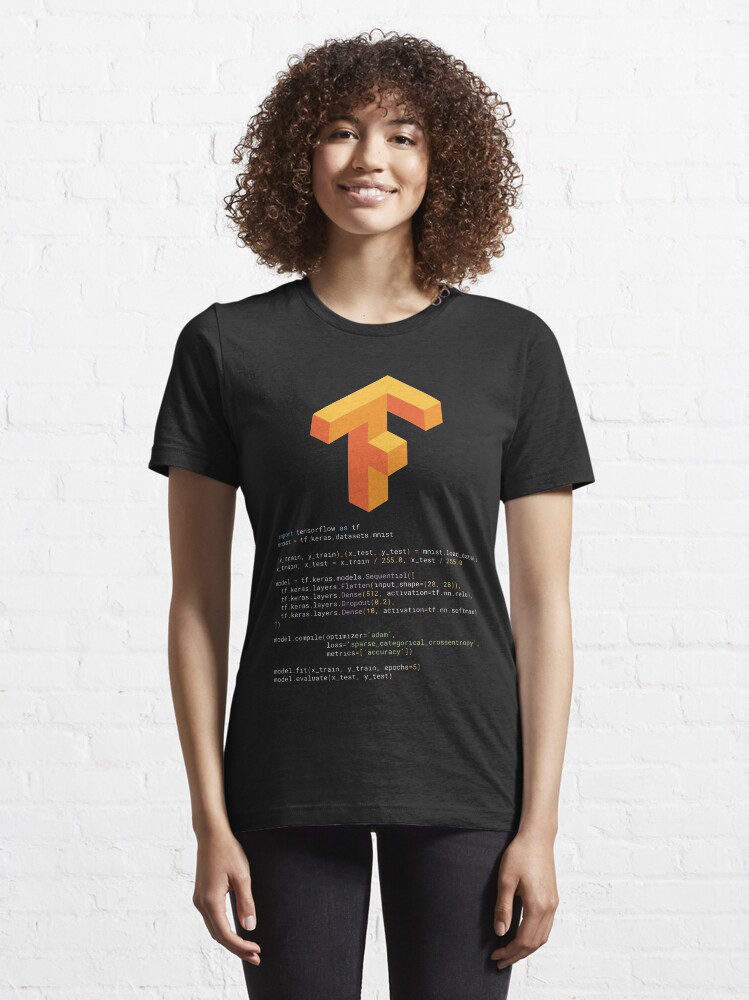"Tensorflow keras MNIST" T-shirt for Sale by coderman | Redbubble ...