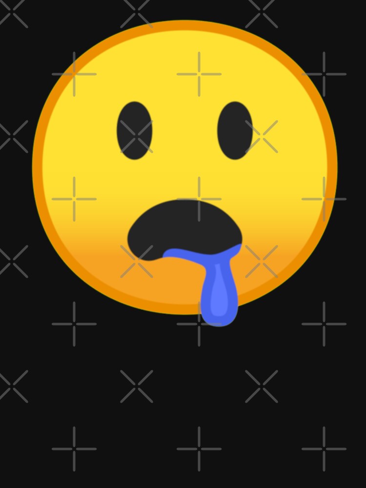 "Drooly Face Emoji" T-shirt for Sale by FantasySkyArt | Redbubble ...