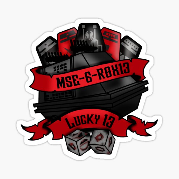 "MSE-6-R0X13" Sticker for Sale by collinaraptor | Redbubble